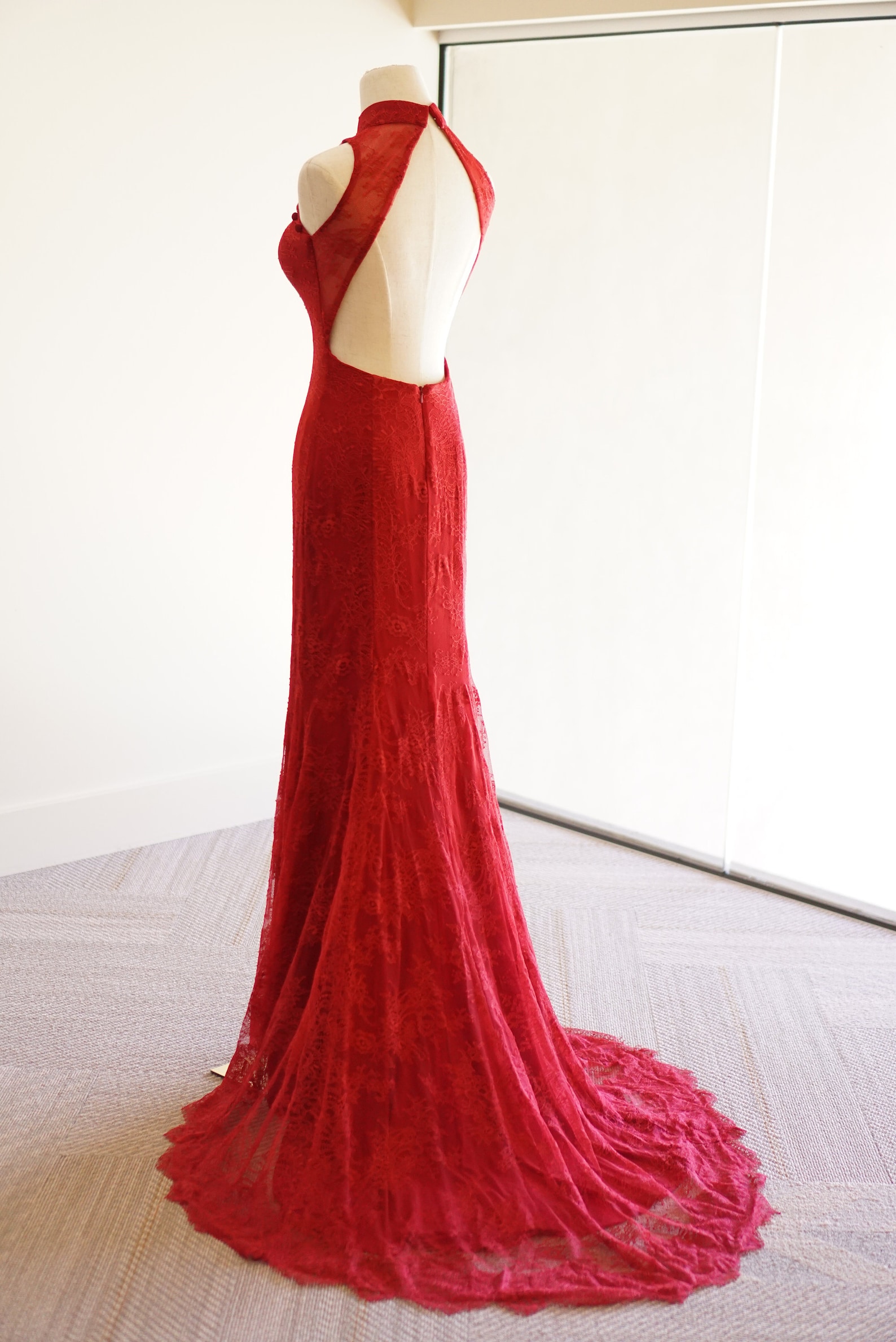 Modern Red Cheongsam | Chinese Wedding Dress | Traditional Qipao Dress ...