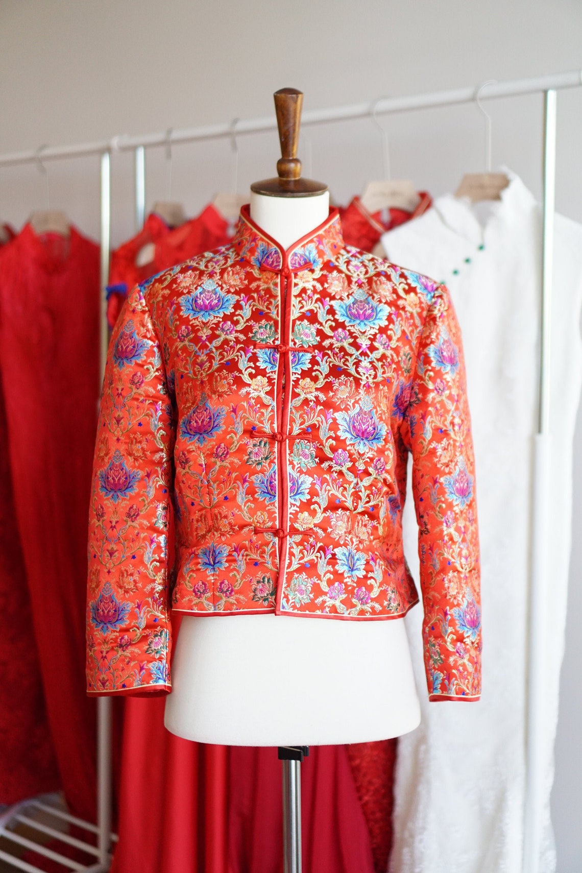 Custom Silk Chinese Jacket | Chinese Style Jacket for Women or Men ...