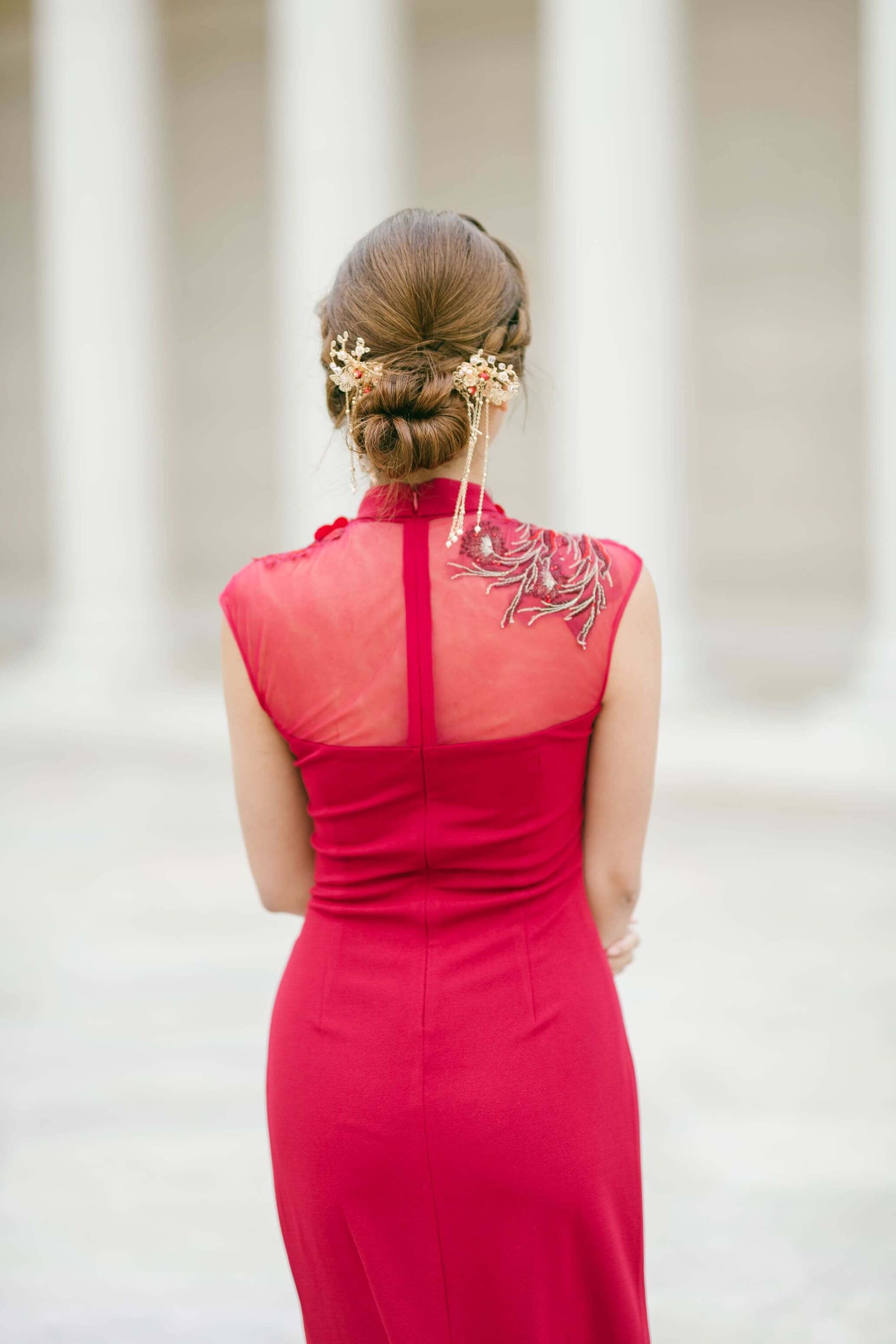 Custom Modern Red Cheongsam | Cheongsam Dress | Custom Qipao | Chinese ...