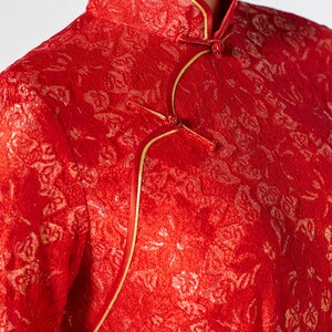 Modern Red & Gold Cheongsam | Chinese Wedding Dress | Cheongsam Qipao ...