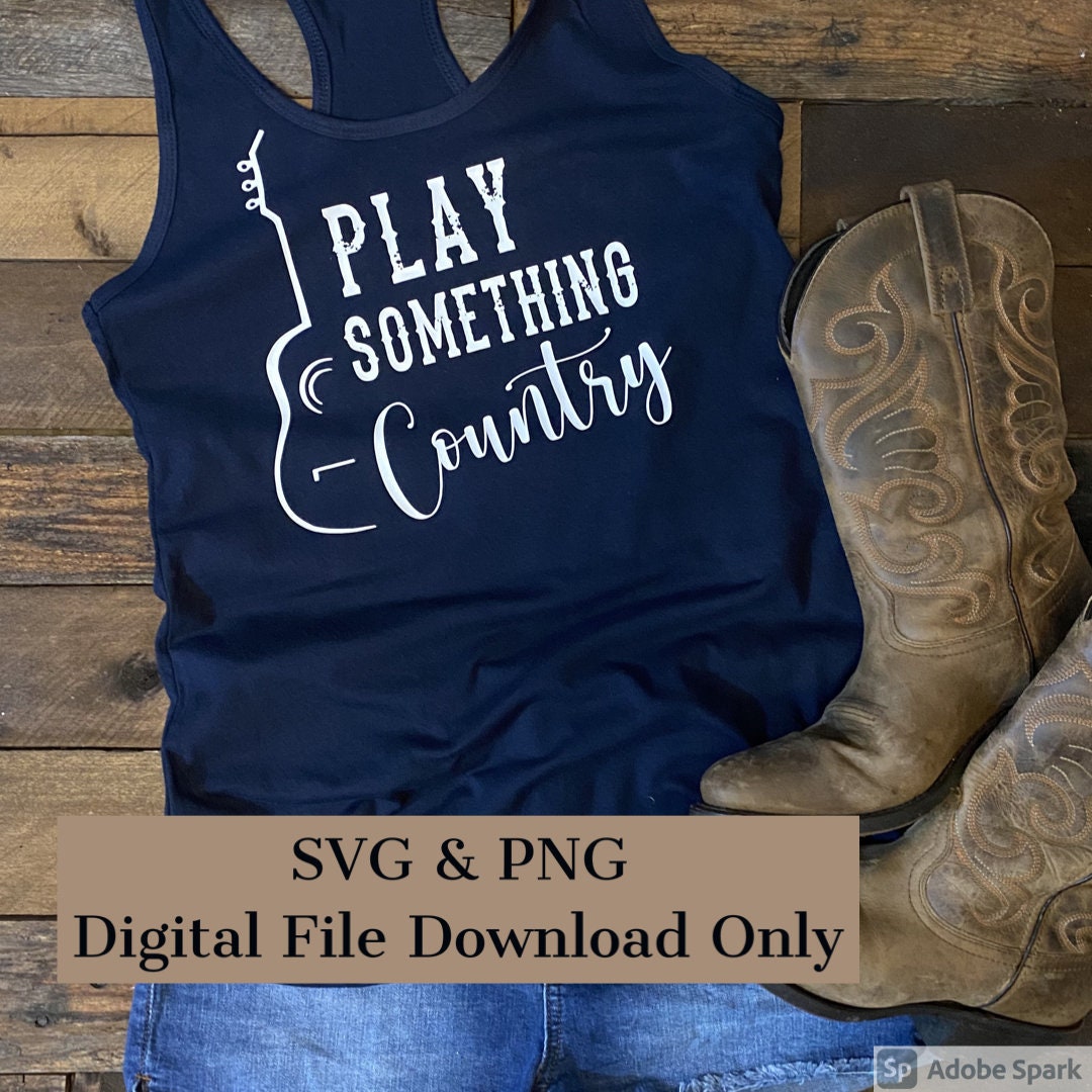 Drawing & Illustration Play Something Country Digital Download SVG Art ...
