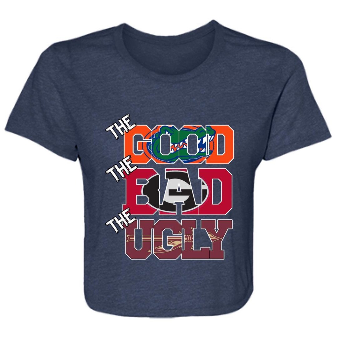 The Good the Bad the Ugly Gators Flowy Cropped Tee - Etsy