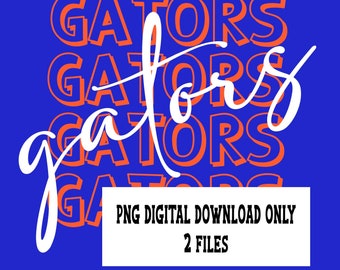 Gators/alligators Png/sublimation File, Digital Download, Cricut ...