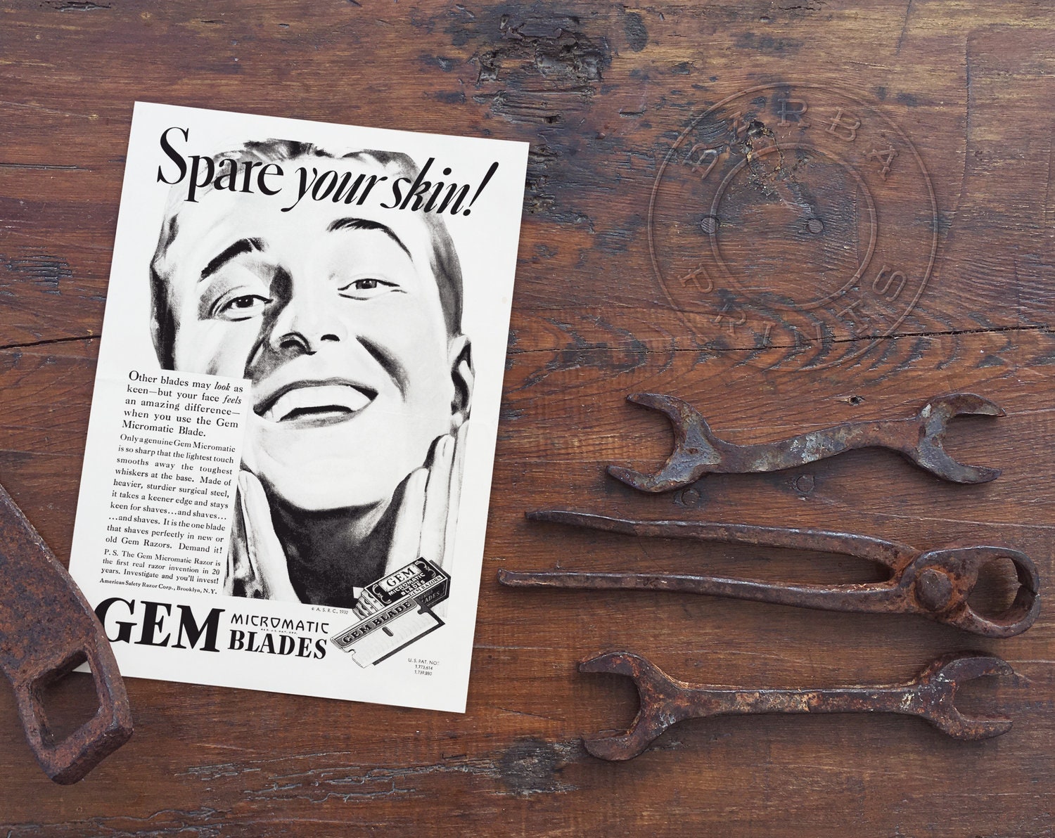 Gem Micromatic Razor Blades Advert Print Remastered and - Etsy