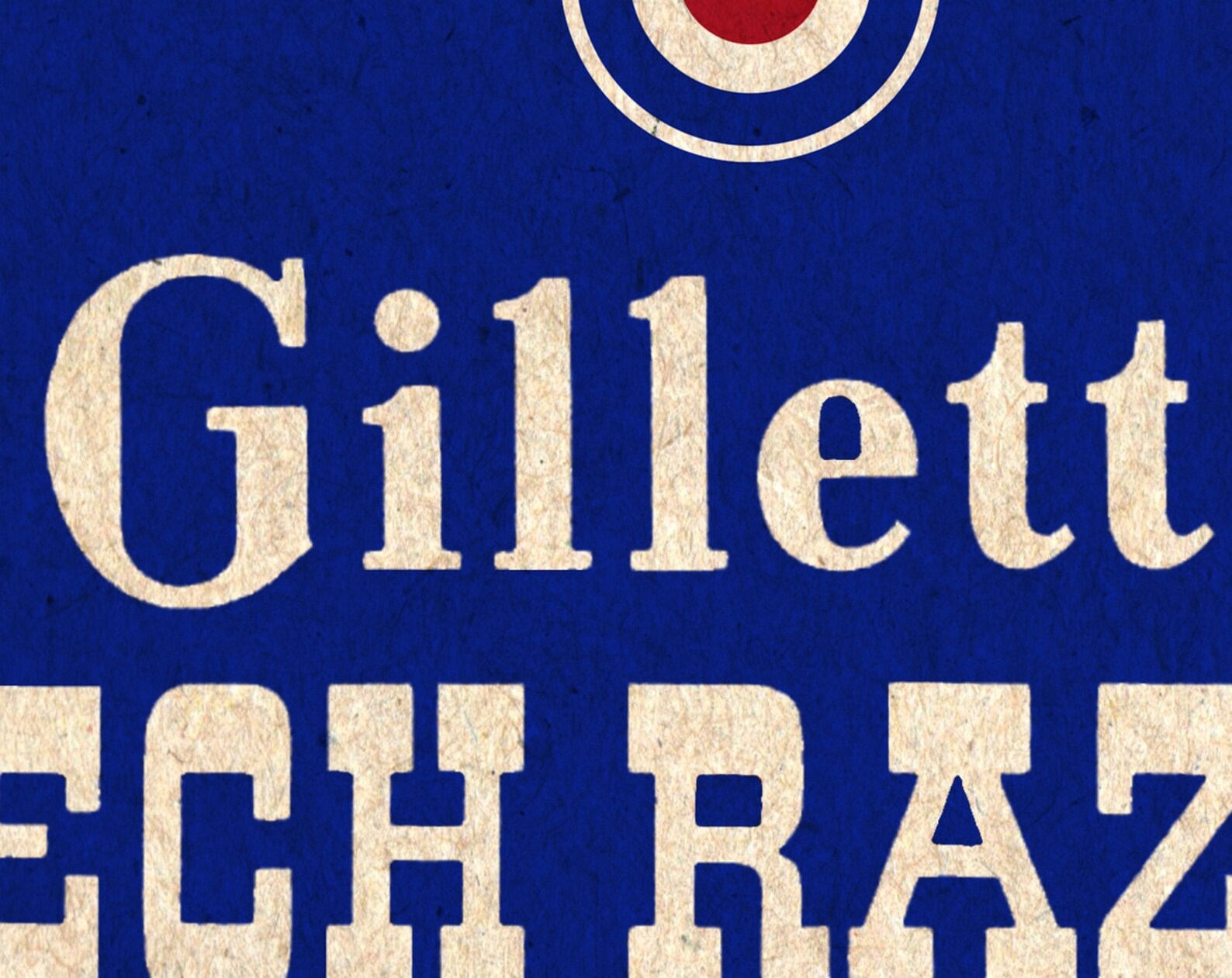 Gillette Tech Razor Poster Print Professionally Remastered Barbershop ...