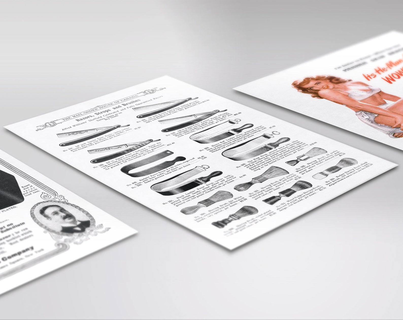 The Mail Order House of Canada Razors Strops and Brushes - Etsy