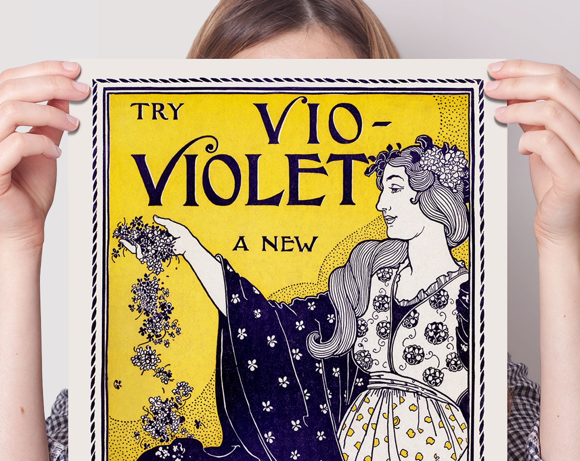 1800s Art Nouveau Vintage Perfume Poster Reproduction Print - Etsy