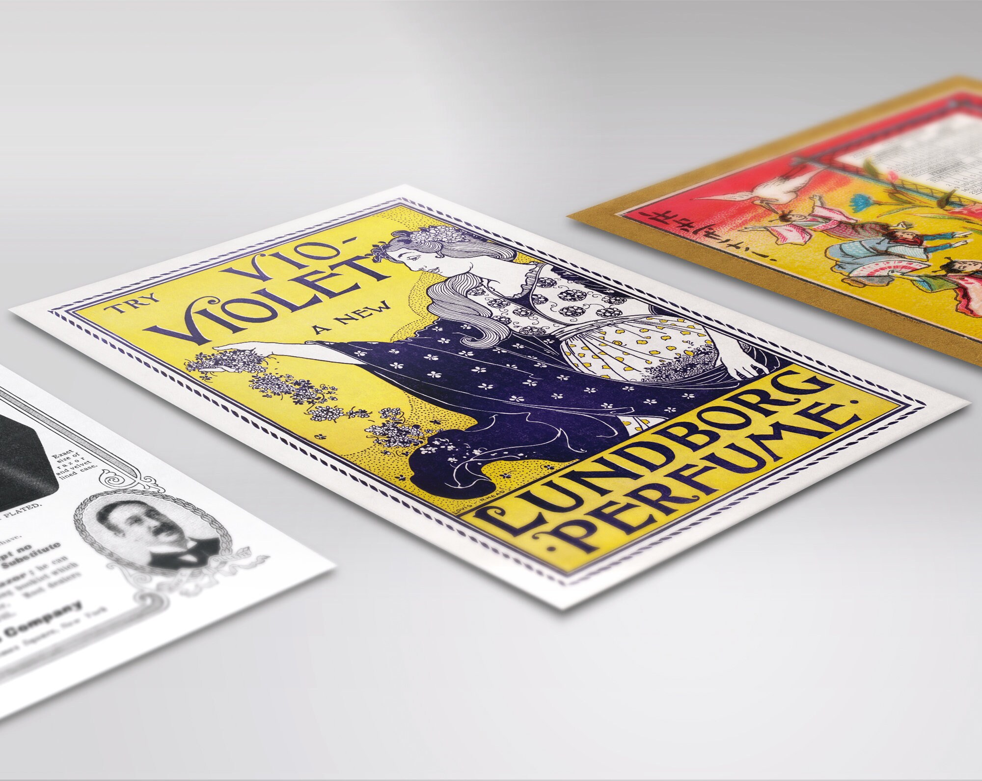 1800s Art Nouveau Vintage Perfume Poster Reproduction Print - Etsy