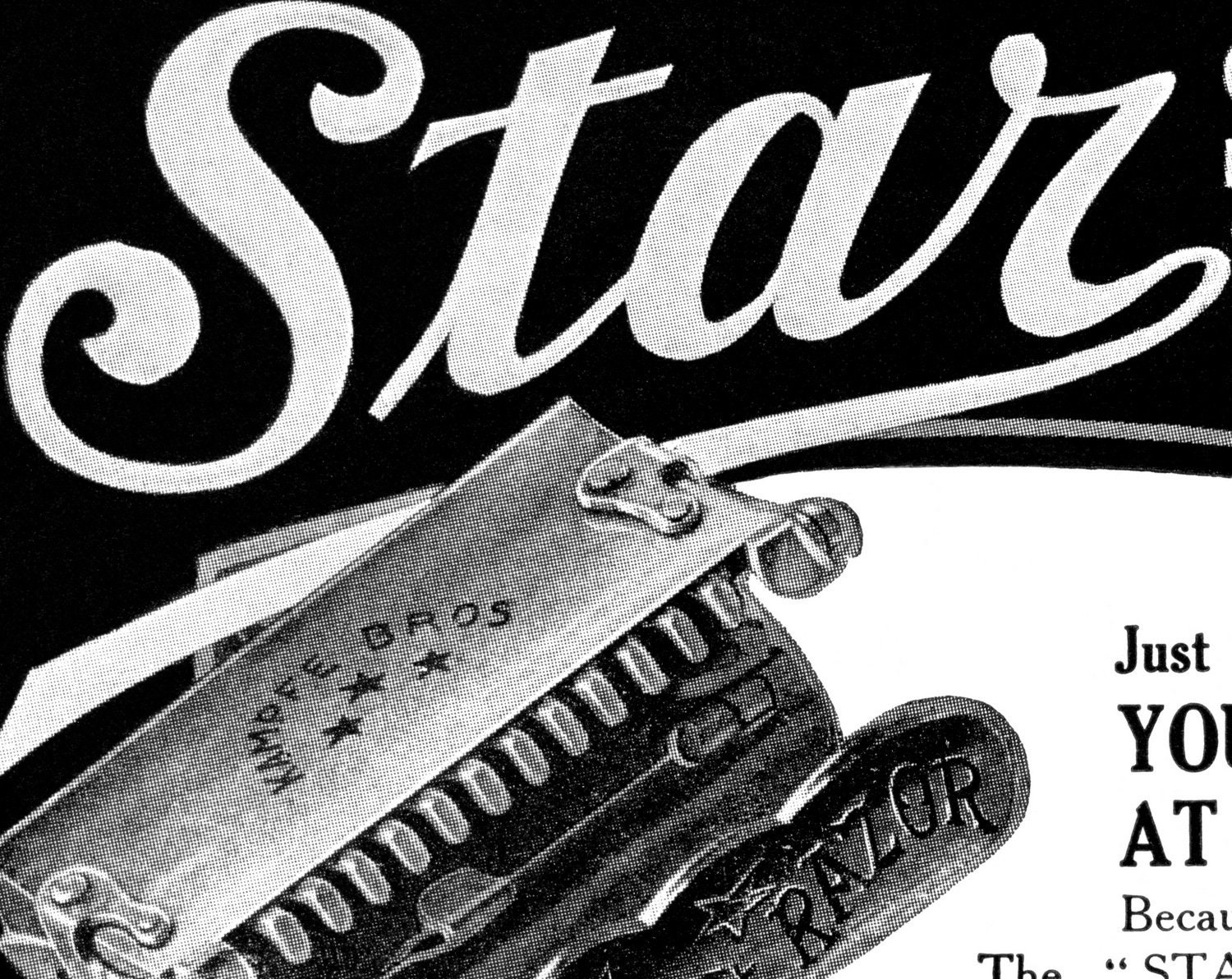 Star Safety Razor Lather Catcher Print Remastered and Cleaned | Etsy