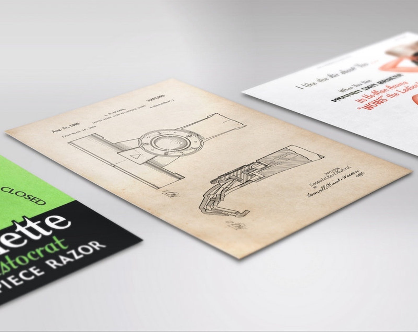 Vintage Schick Adjustable Injector Razor Patent Print - Etsy