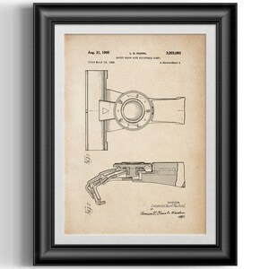 Vintage Schick Adjustable Injector Razor Patent Print, Remastered and ...