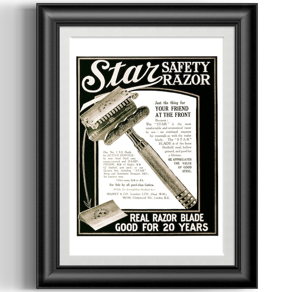 Star Safety Razor - Etsy