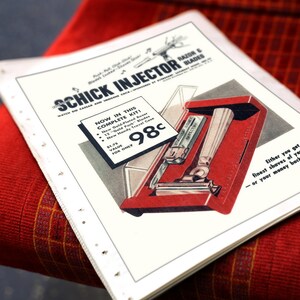 Eversharp Schick Injector G1 Razor Advert Reprint, Remastered and ...
