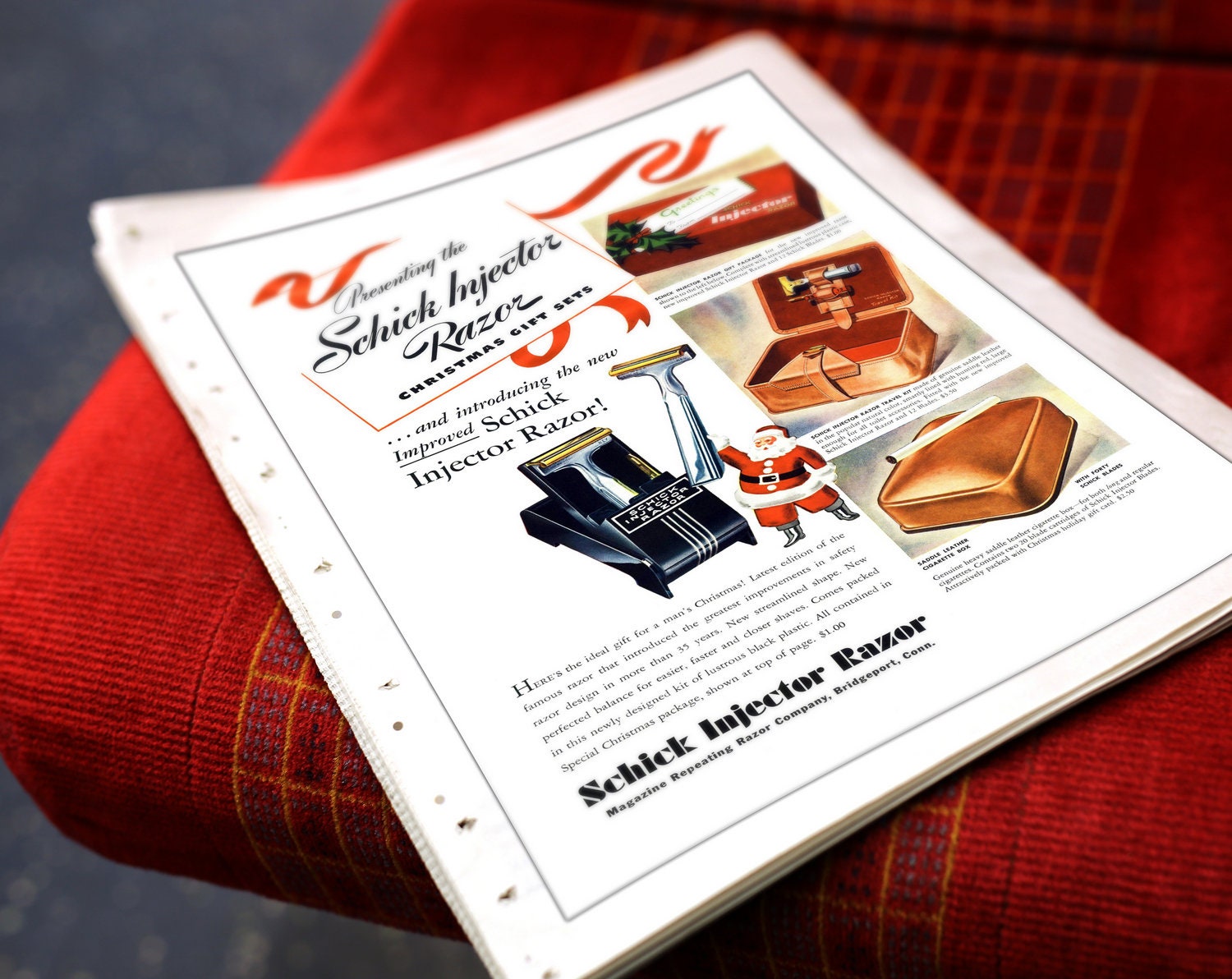 Schick Injector Type F Safety Razor Advert Print Remastered | Etsy