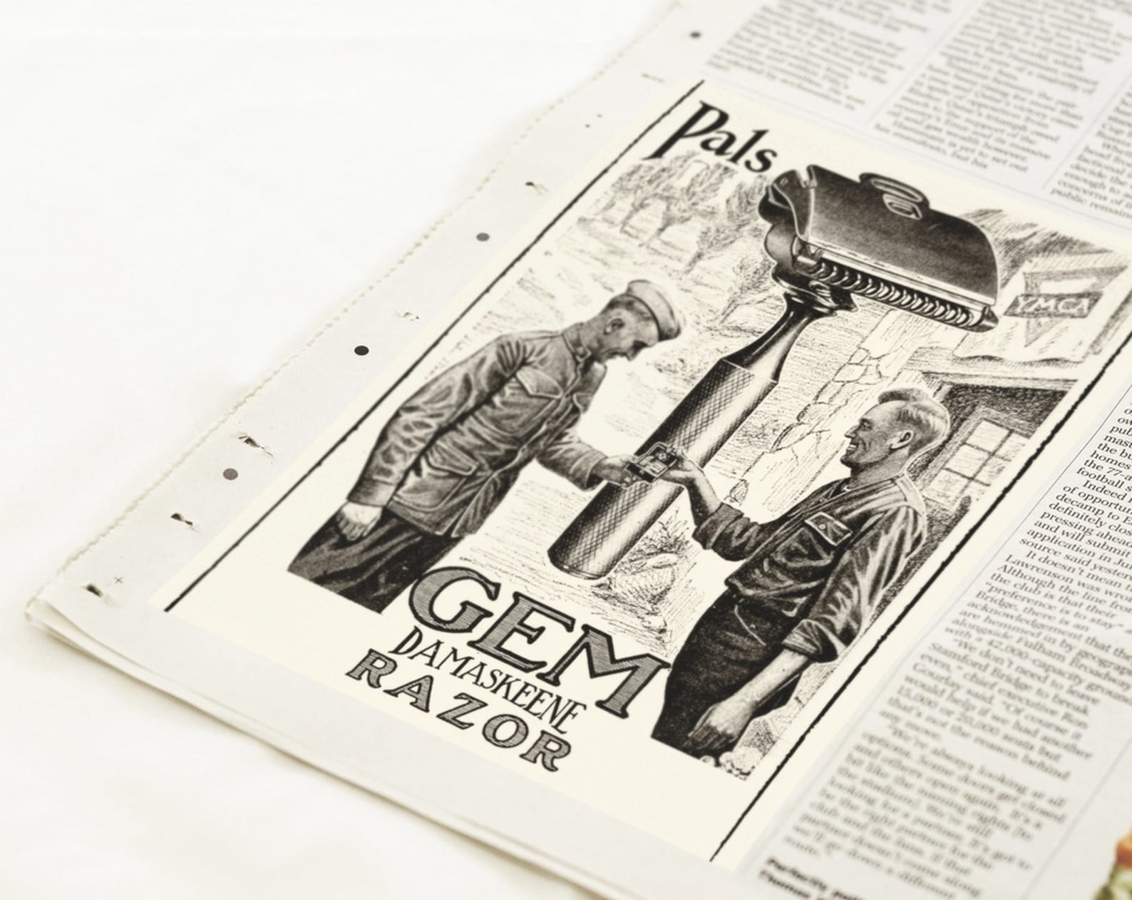 Gem Damaskeene Vintage Razor Poster Art Print Ideal for Barber | Etsy