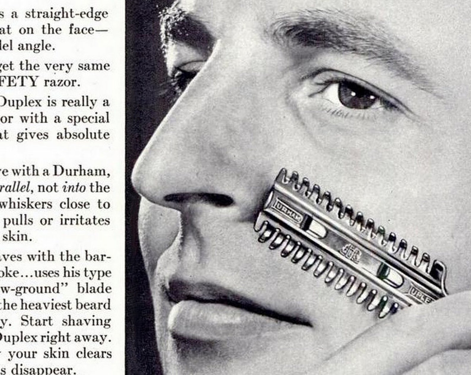 Durham Duplex Shavette Razor Advert Poster Print Remastered - Etsy