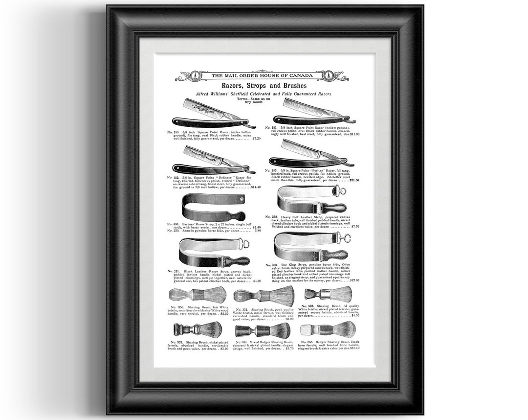 The Mail Order House of Canada Razors, Strops and Brushes Catalogue ...