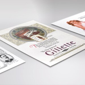 The New Improved Gillette Safety Razor Advert Reproduction Print ...