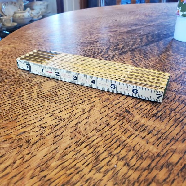 Vintage Folding Measuring Stick - Etsy