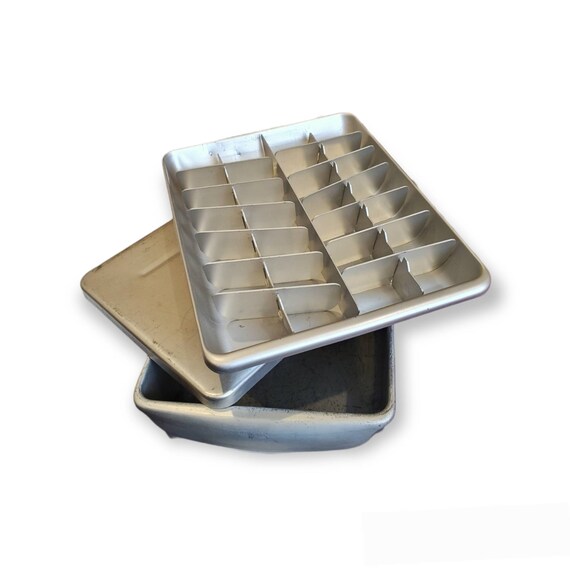 Vintage Double Ice Tray and Ice Box - Etsy