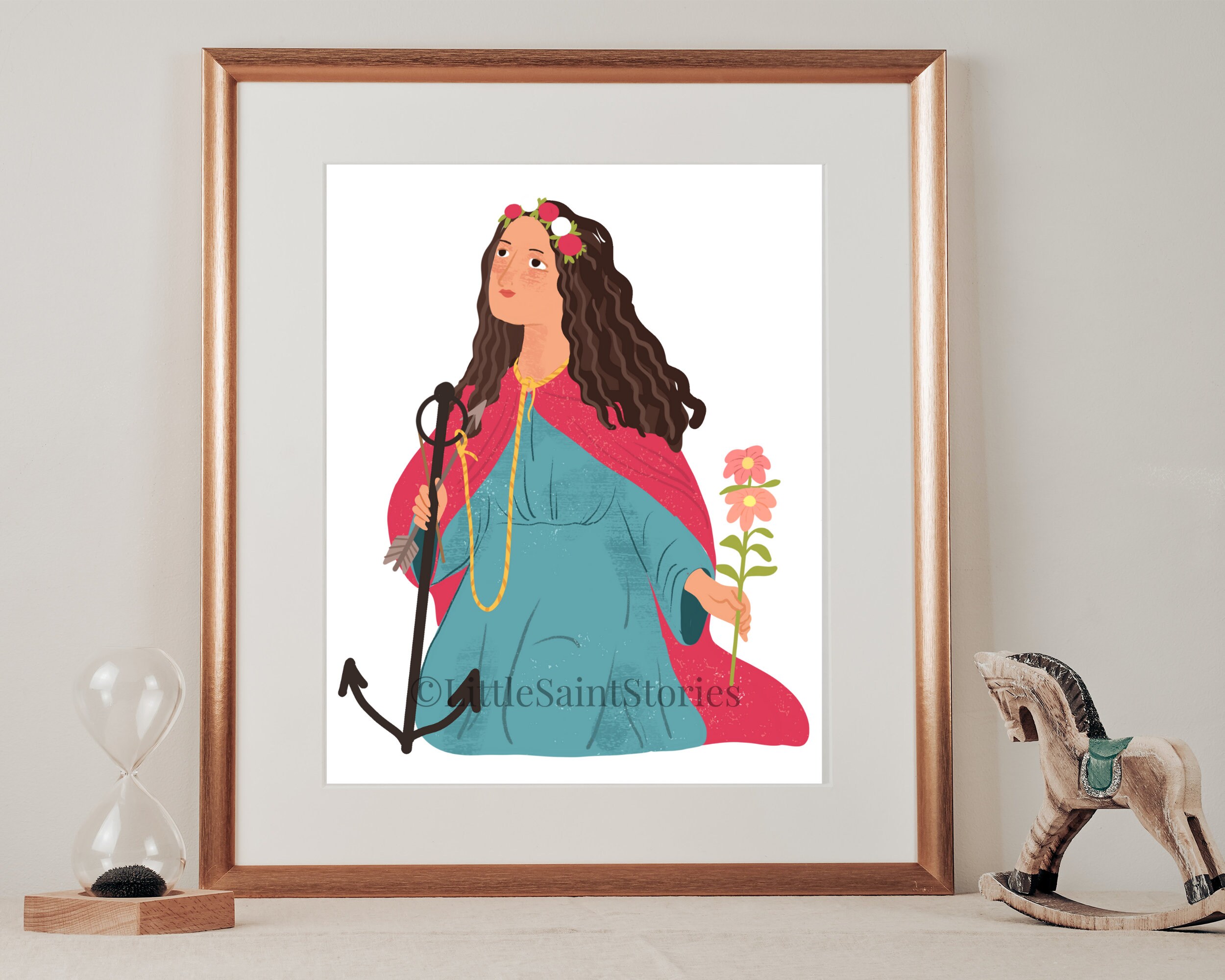 DIGITAL DOWNLOAD | St. Philomena Print | Catholic Print | Saint ...