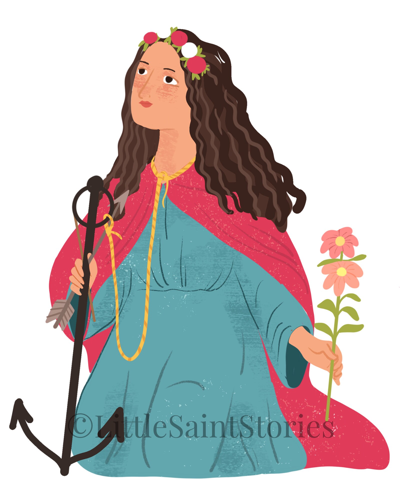 DIGITAL DOWNLOAD | St. Philomena Print | Catholic Print | Saint ...