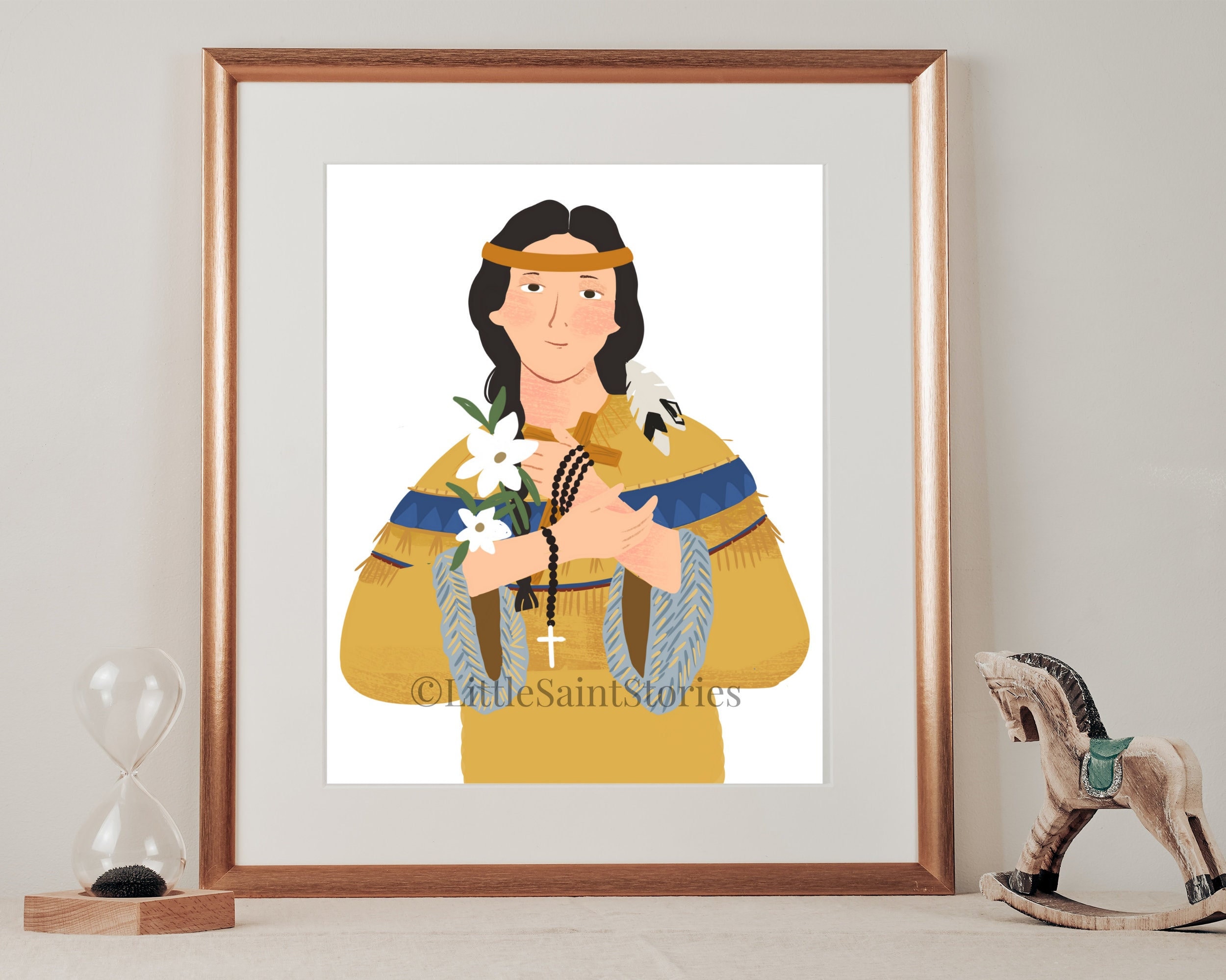 DIGITAL DOWNLOAD | St. Kateri Print | Catholic Print | Saint | Kateri ...