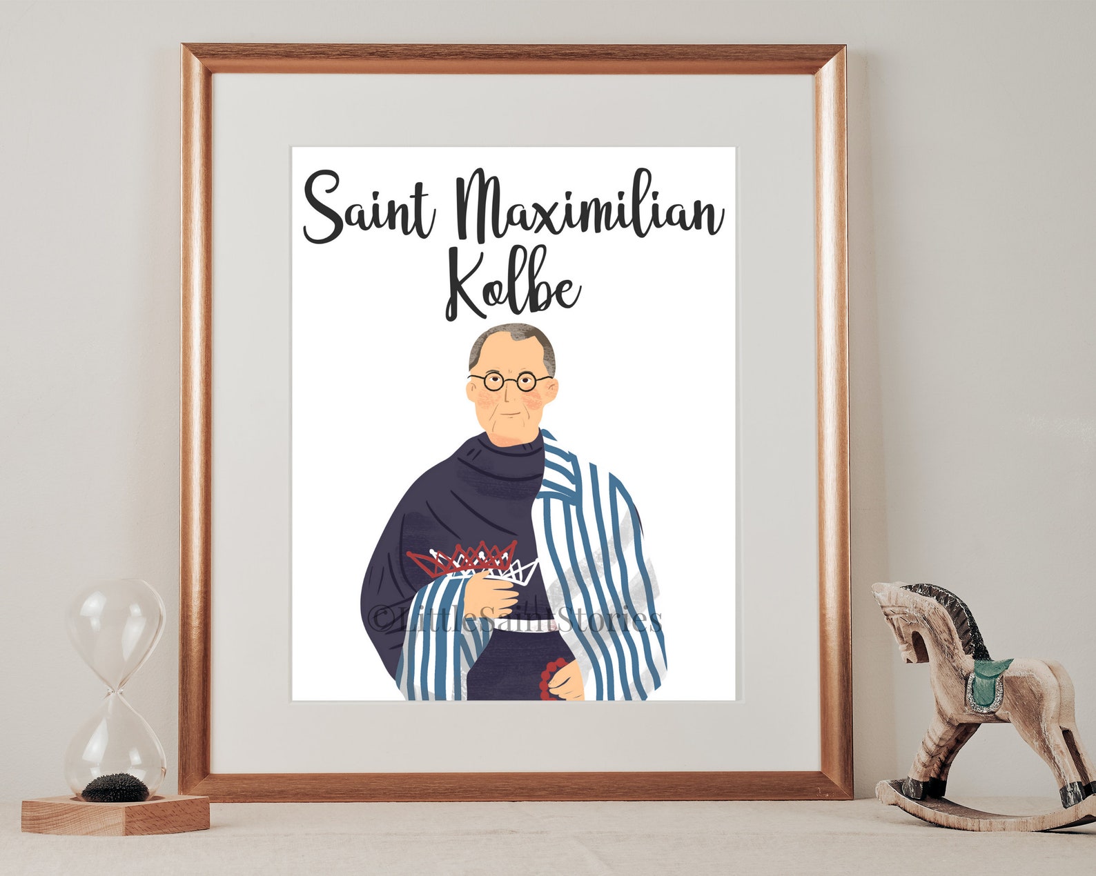 DIGITAL DOWNLOAD | St. Maximilian Kolbe Print | Catholic Print | Saint ...