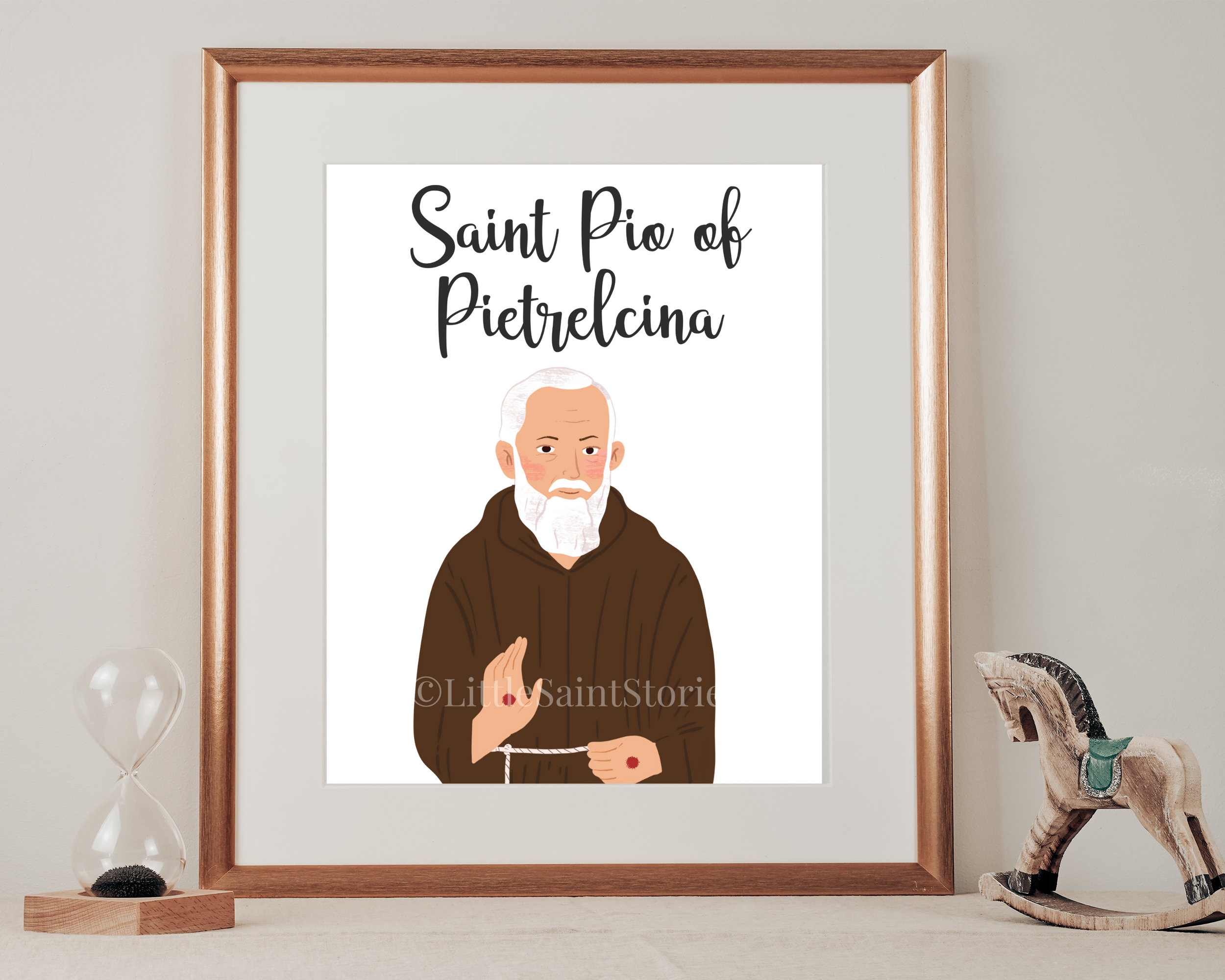 DIGITAL DOWNLOAD St. Padre Pio Print Catholic Print Saint Pio of ...