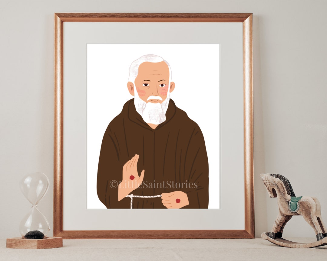 DIGITAL DOWNLOAD | St. Padre Pio Print | Catholic Print | Saint | Pio ...