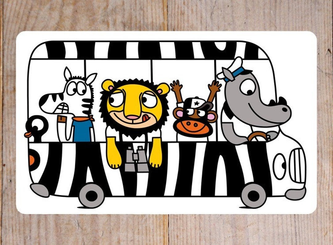Board safari Bus - Etsy
