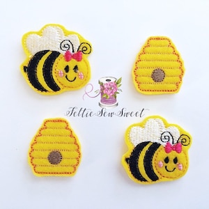Bumblebee Felties Beehive Felties Set of 4 | Etsy