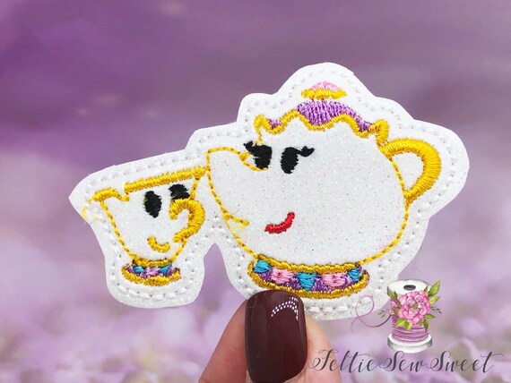 Tea Set Felties Teacup Feltie Teapot Feltie Set of 3 | Etsy