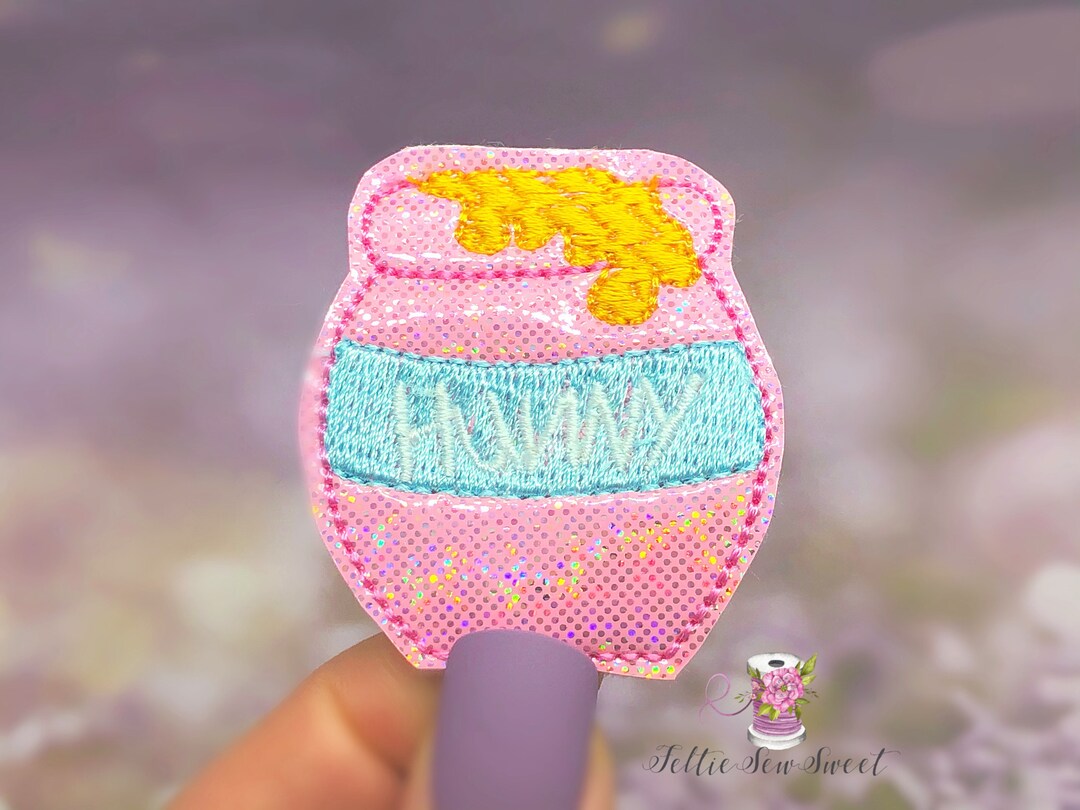 Pink Hunny Jar Feltie, Honey Jar, Felt Appliques, Set of 3 - Etsy