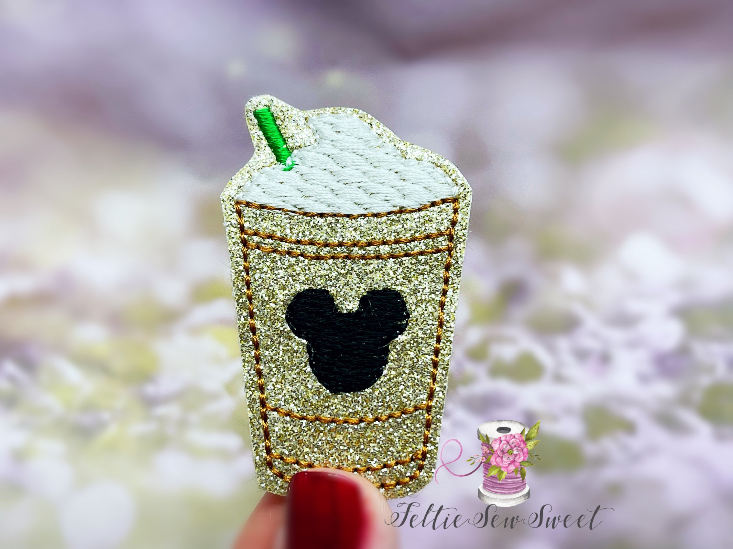 Mouse Frappe Feltie Mouse Felties Drink Feltie Set of 3 - Etsy