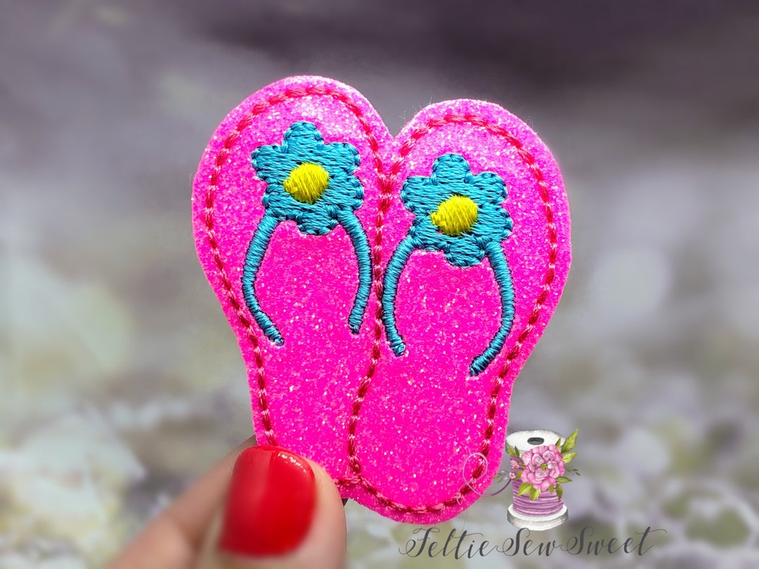 Flip Flop Felties, Beach Felties, Vacation Felties, Summer Felties, 3 ...