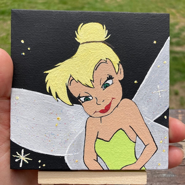Tinker Bell Painting - Etsy