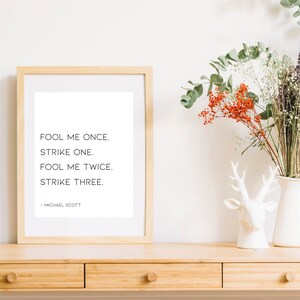 Strike Three, Michael Scott || the Office Quotes, Quotes, Inspiration ...