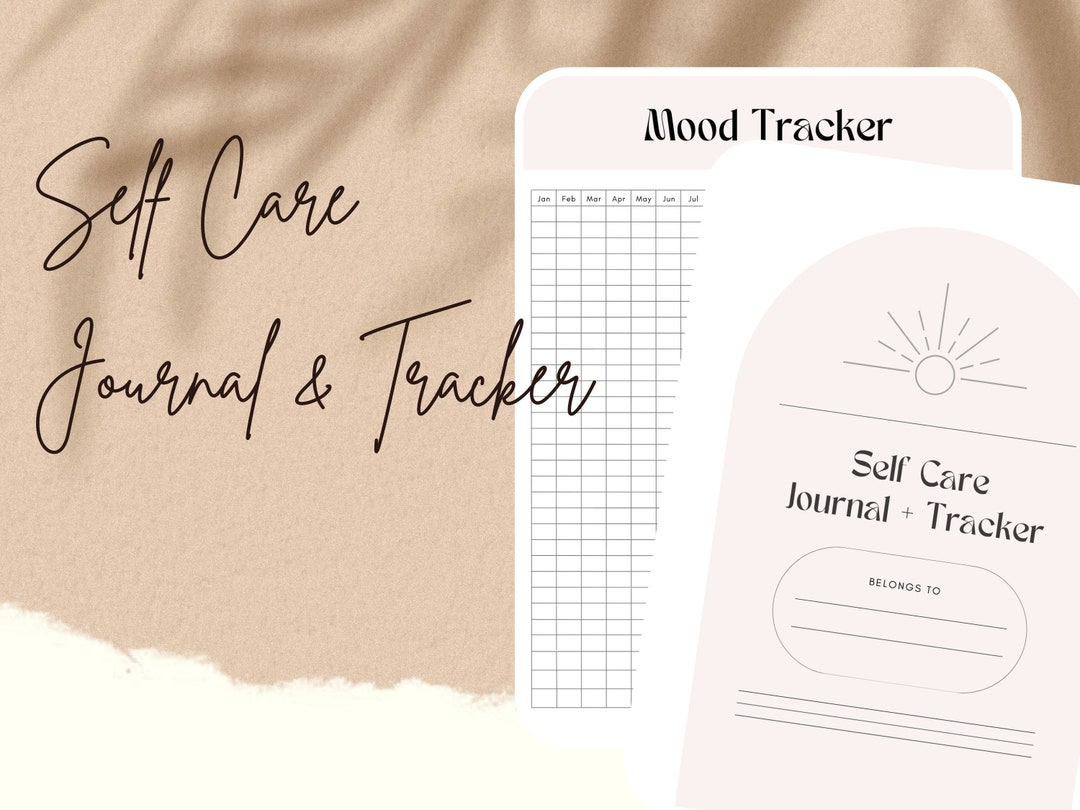 Self Care Journal & Tracking - Mental Health Tracking, Self Care, Habit ...