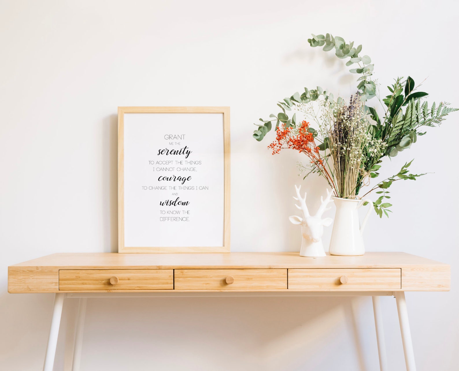 Serenity Prayer V2 || Printable Art, Download, Meditation, Mantra ...