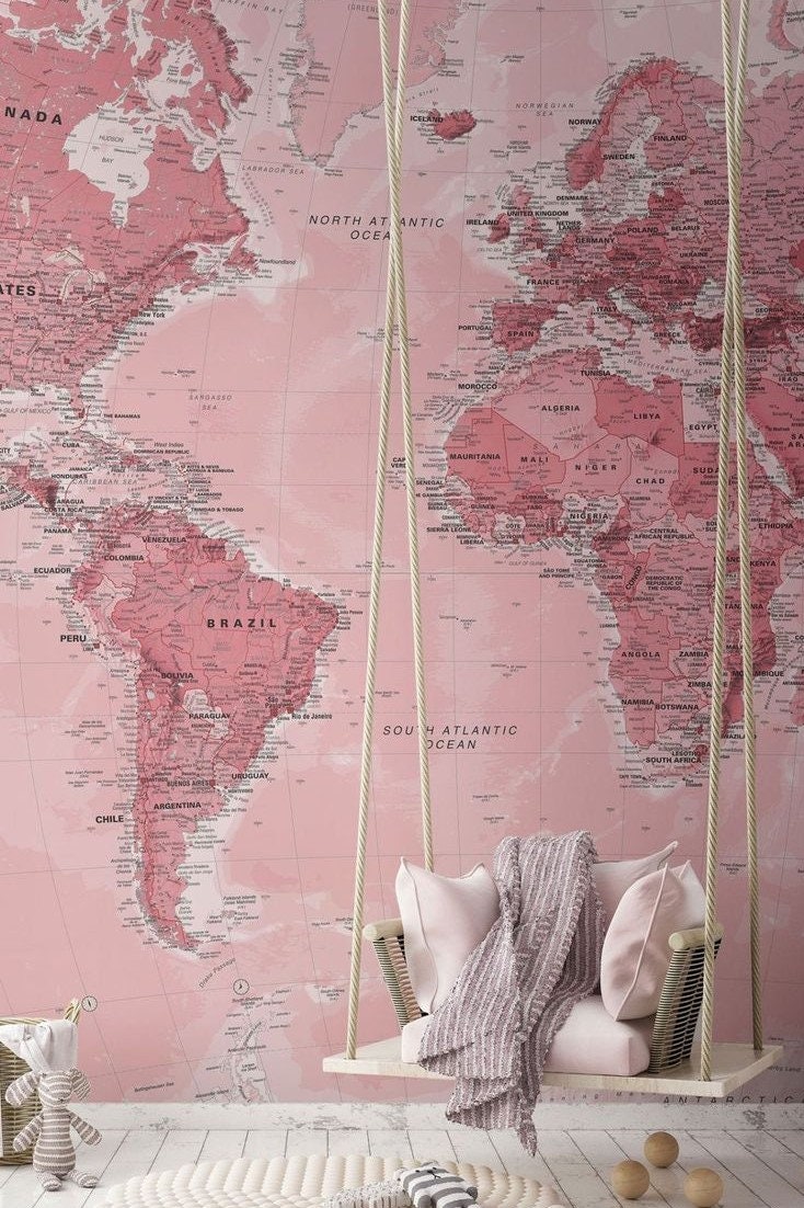 Photo Wall Collage Blush Light Pink Aesthetic 4 set of 92 - Etsy