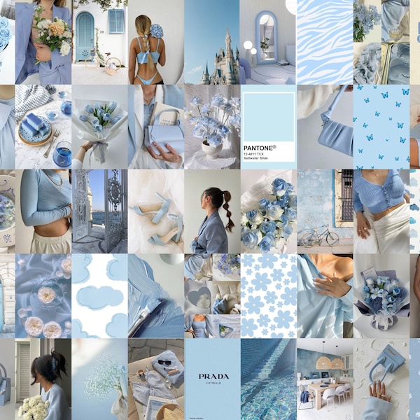 Collage Kit Blue - Etsy