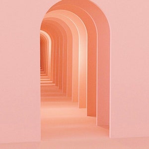 Photo Wall Collage Kit | Peach & Light Blue 2 Aesthetic (set of 60 ...