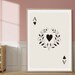 Trendy Retro Ace Print Set of 3 | Aesthetic Wall Decor Black Playing ...