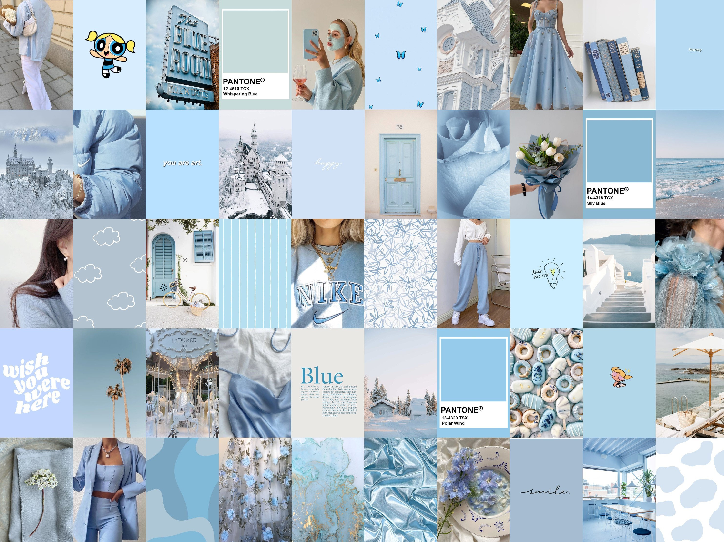 Pastel Blue Aesthetic Collage Ubicaciondepersonas Cdmx Gob Mx