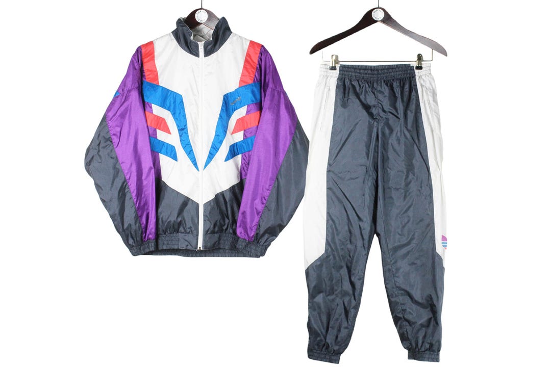 Vintage ADIDAS Tracksuit Size S Oversize Retro Sport Clothing 90's ...