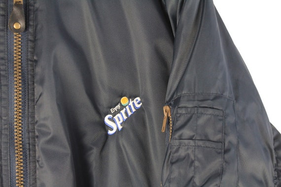 vintage SPRITE Bomber Jacket small front logo style S… - Gem