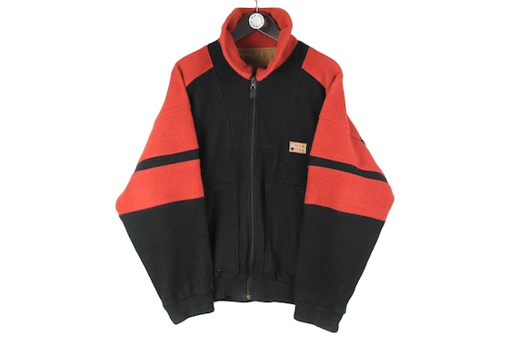 vintage THINK PINK FLEECE Full Zip Sweater men's Size… - Gem