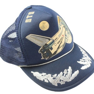 Vintage NASA Trucker Cap Big Logo Hat Cap One Size Retro Authentic 90's ...