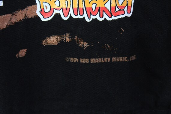 vintage BOB MARLEY 1994 Denim Jacket Rasta Style auth… - Gem